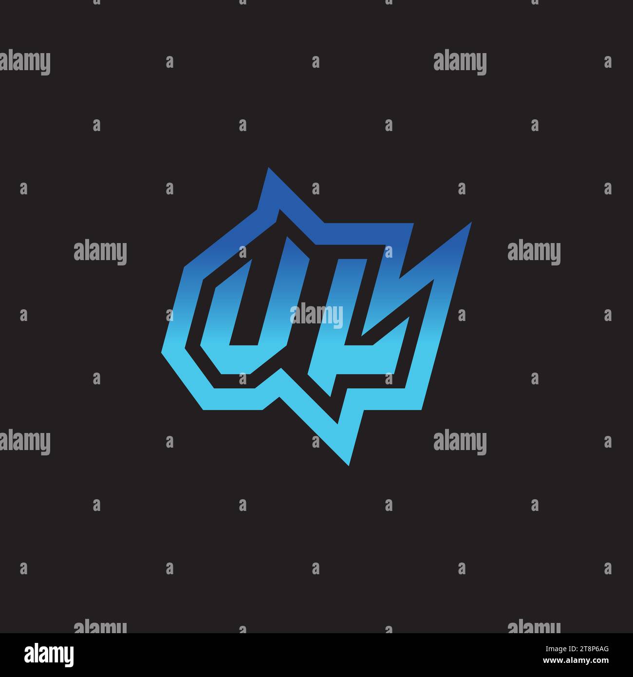 VL initial inspiration logo design esport and gaming clan ideas Stock ...
