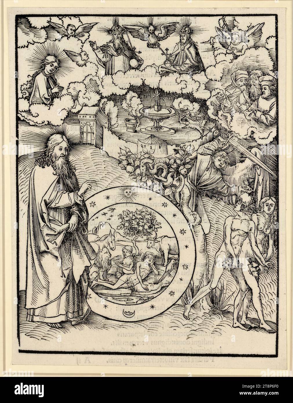 The Creation of Man and the Expulsion from Paradise, Latin edition of ...