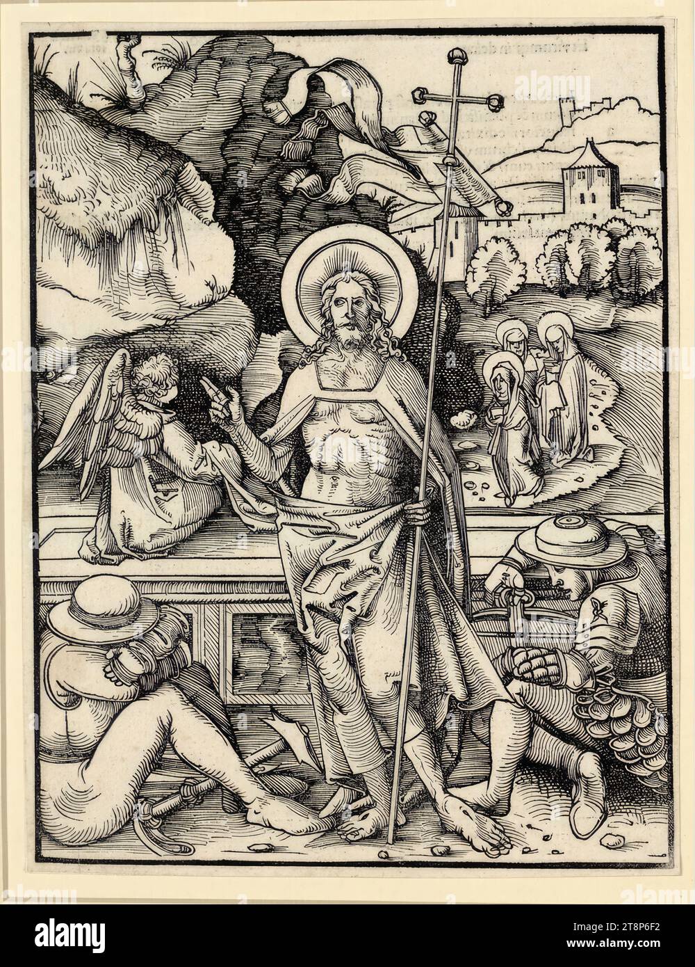 Resurrection, Latin edition of the postille, year, Hans Wechtlin ...