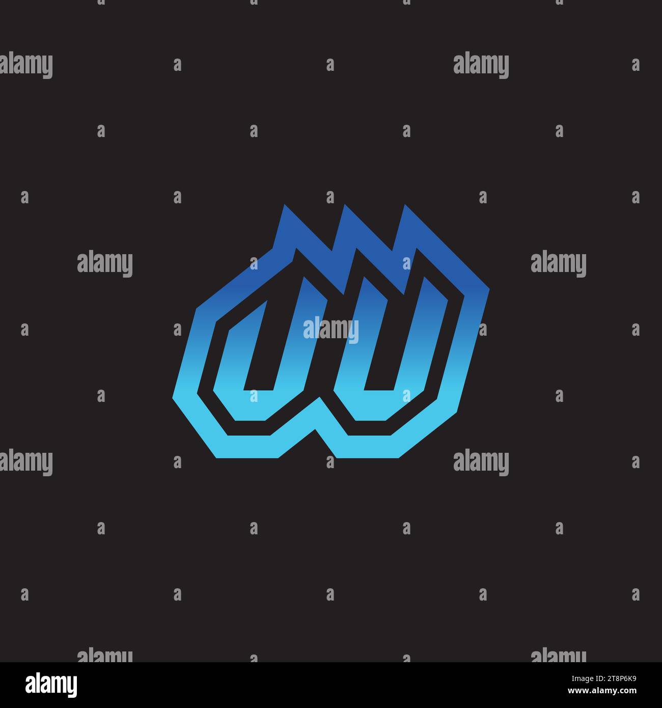 VV initial inspiration logo design esport and gaming clan ideas Stock ...
