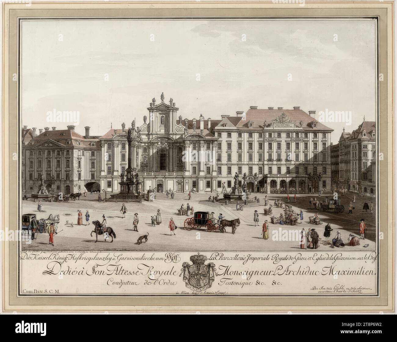 Imperial War Chancellery, collection of views of the residential city ...