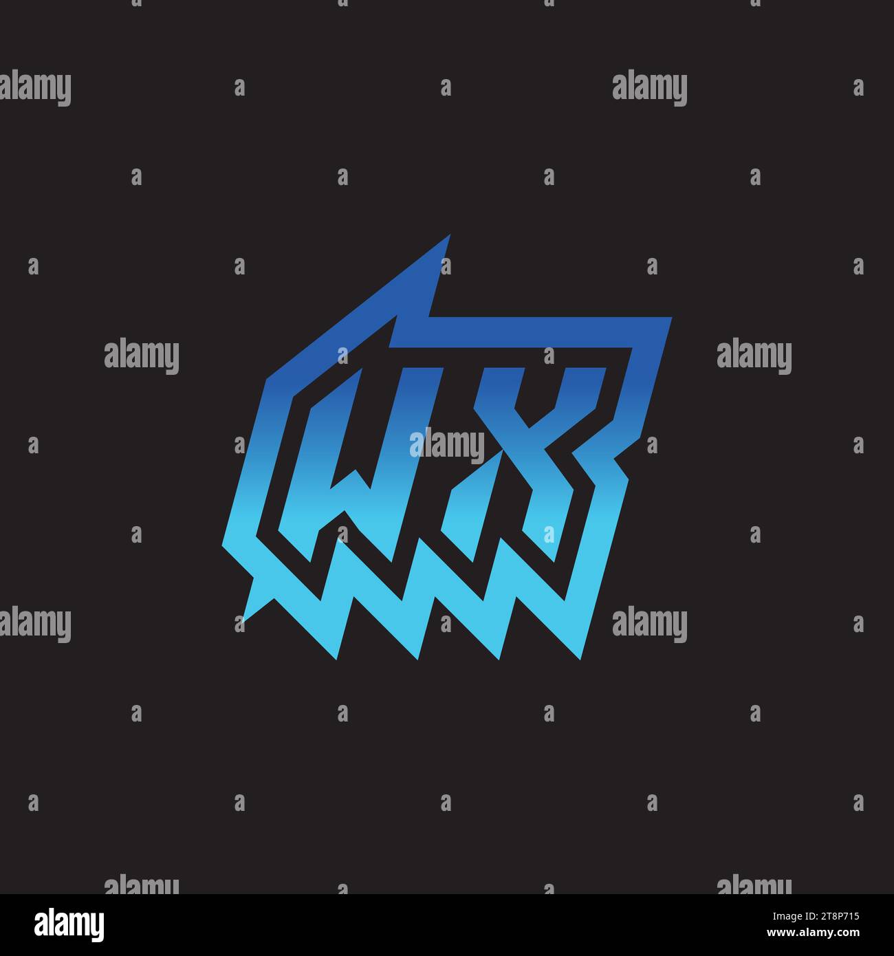 Wx gaming logo hi-res stock photography and images - Alamy