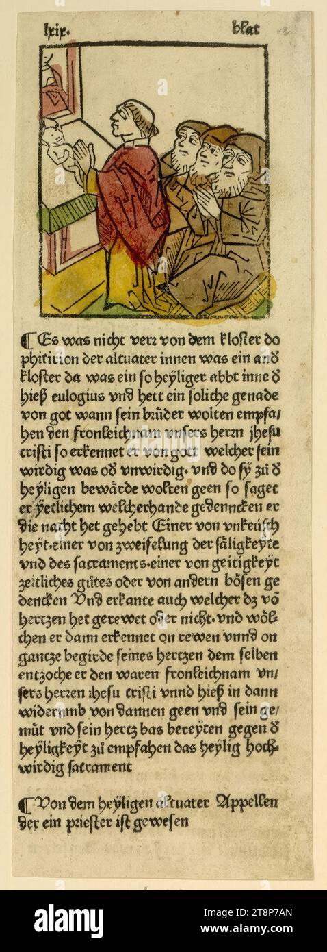 Saint Eulogius, illustration for 'Life of the Holy Elders' by ...