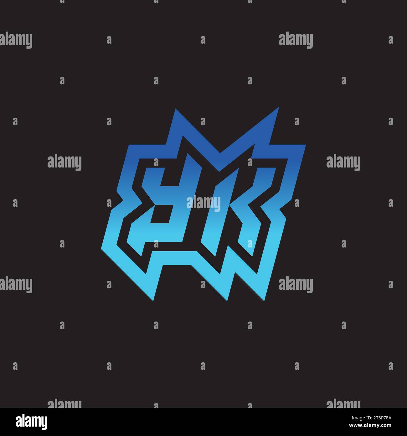Yk gaming logo hi-res stock photography and images - Alamy