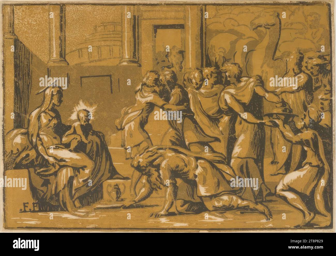 The Adoration of the Magi, Giuseppe Nicola Vicentino (Rossigliani ...