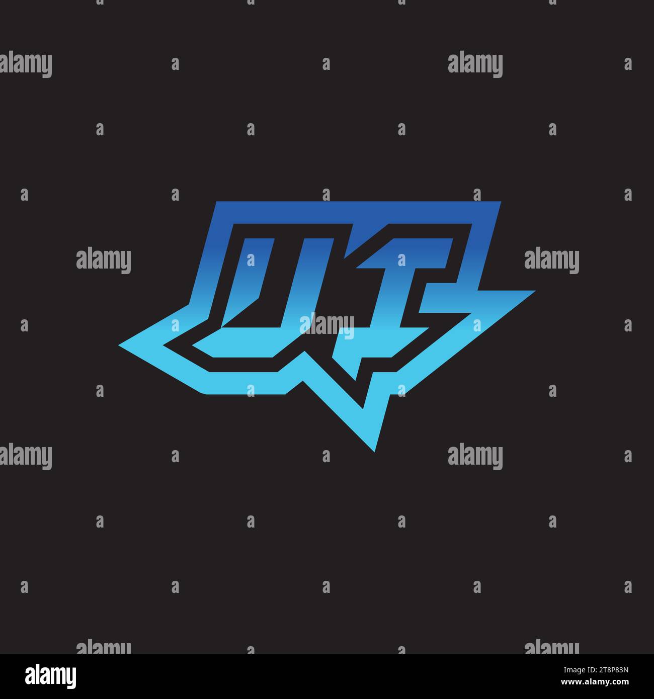 UI initial inspiration logo design esport and gaming clan ideas Stock Vector Image & Art - Alamy