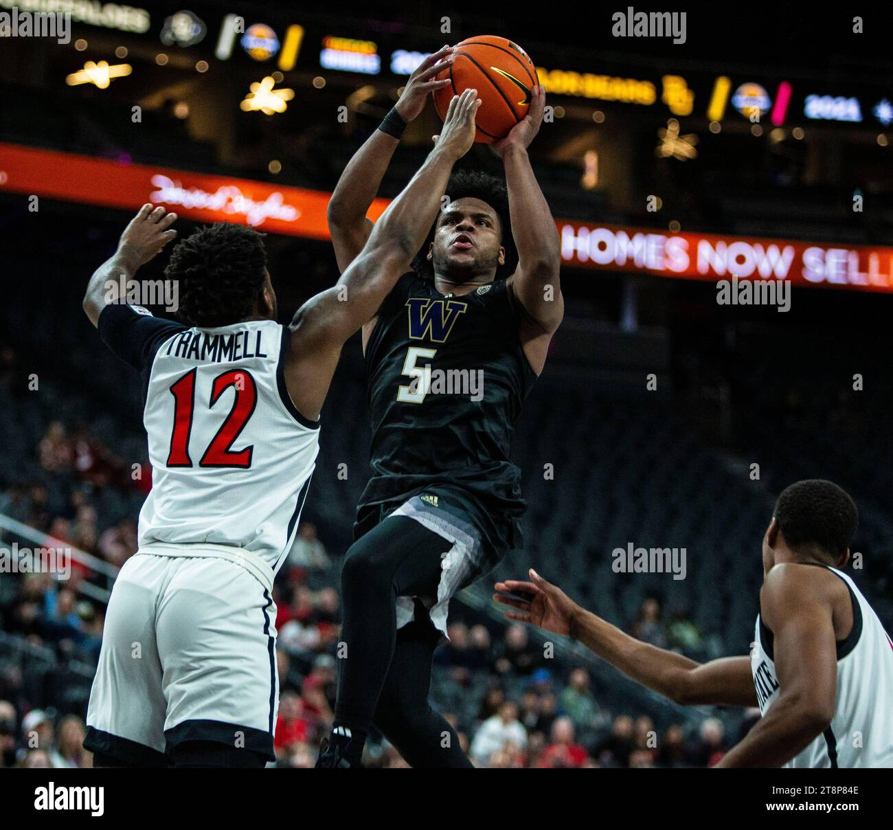 November 19 2023 Las Vegas, NV U.S.A. Washington guard Sahvir Wheeler ...