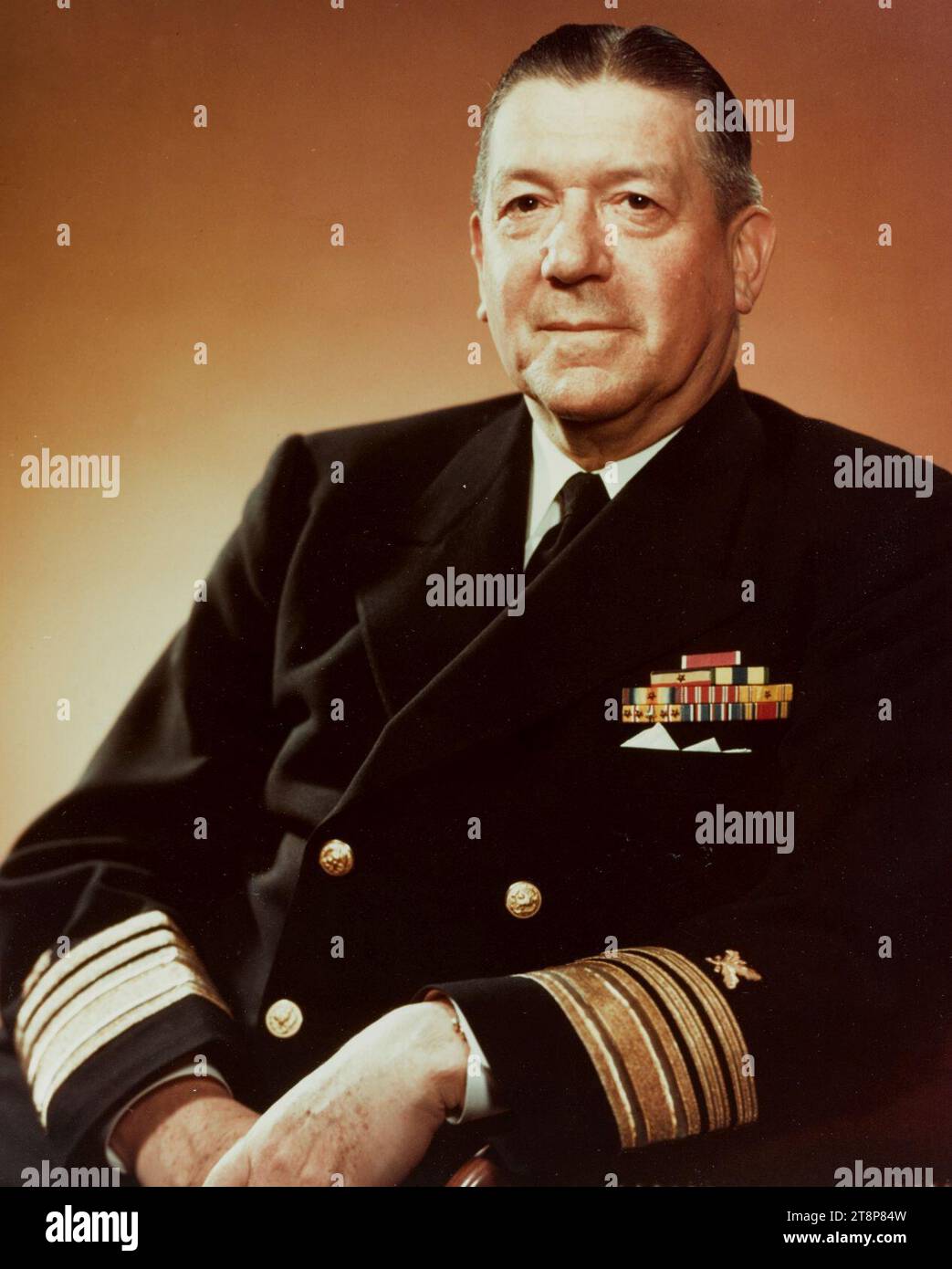 Vice Adm. Charles W. Fox (uncovered) (cropped Stock Photo - Alamy