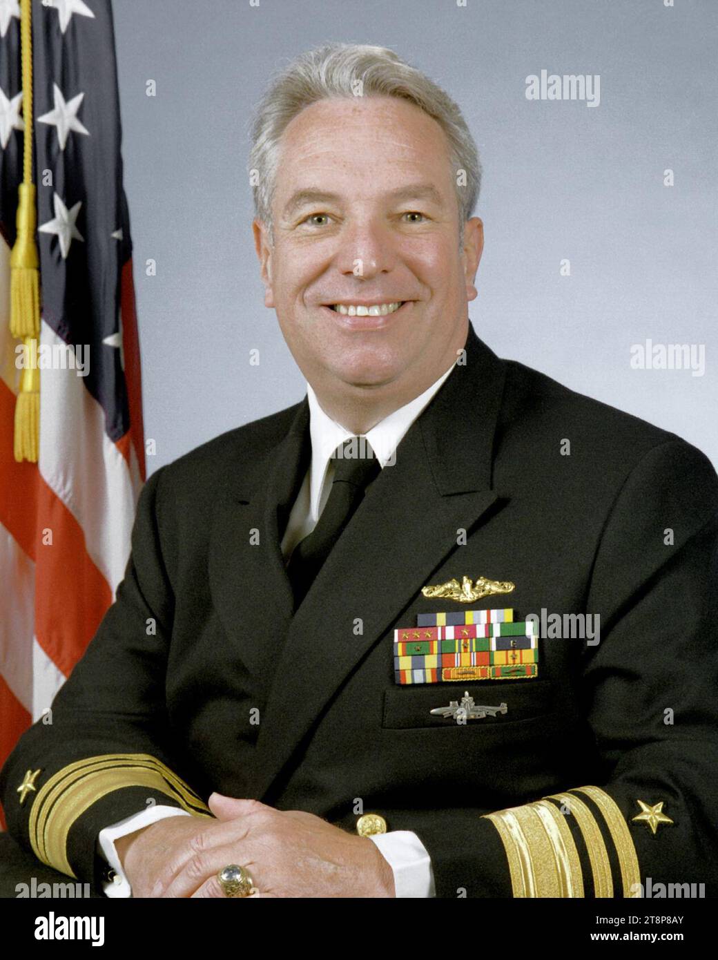 Vice Adm. J. Guy Reynolds, USN (uncovered Stock Photo - Alamy