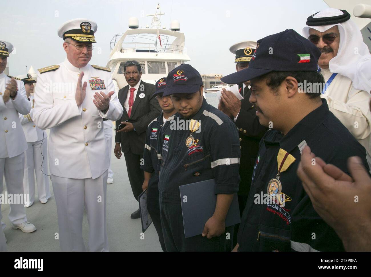 Vice Adm. John W. Miller visits Journey of Hope 141125-N-WX059-095 ...