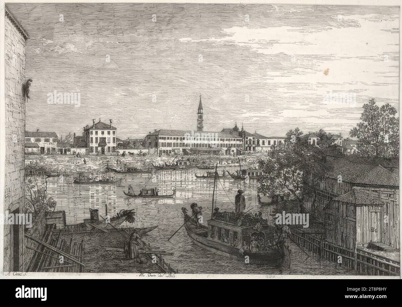 Vedute ideate: A le Porte del Dolo, Giovanni Antonio Canal called ...