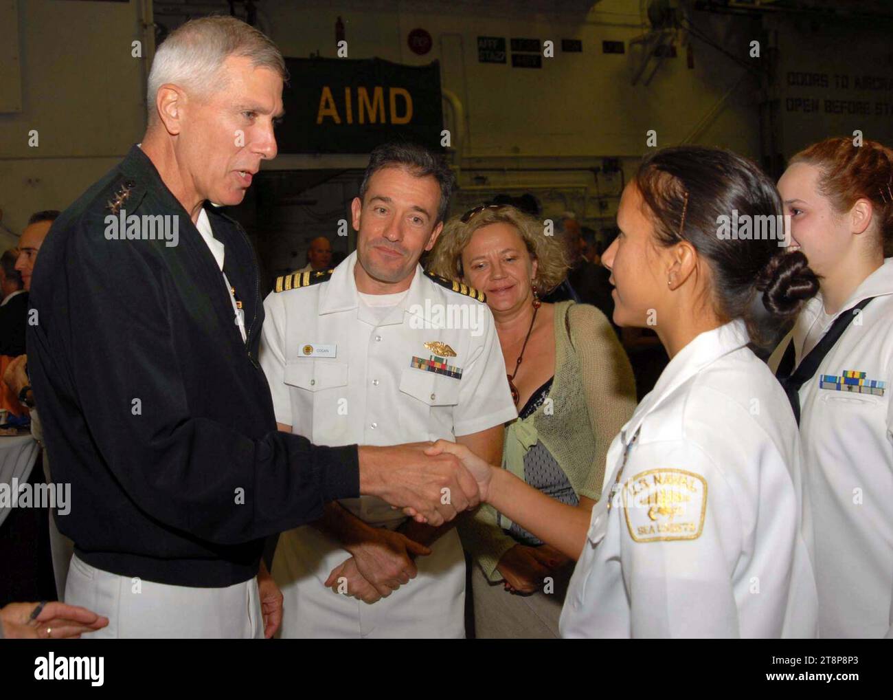 Vice Adm. Samuel Locklear III talks with U.S. Naval Sea Cadets - 081013 ...
