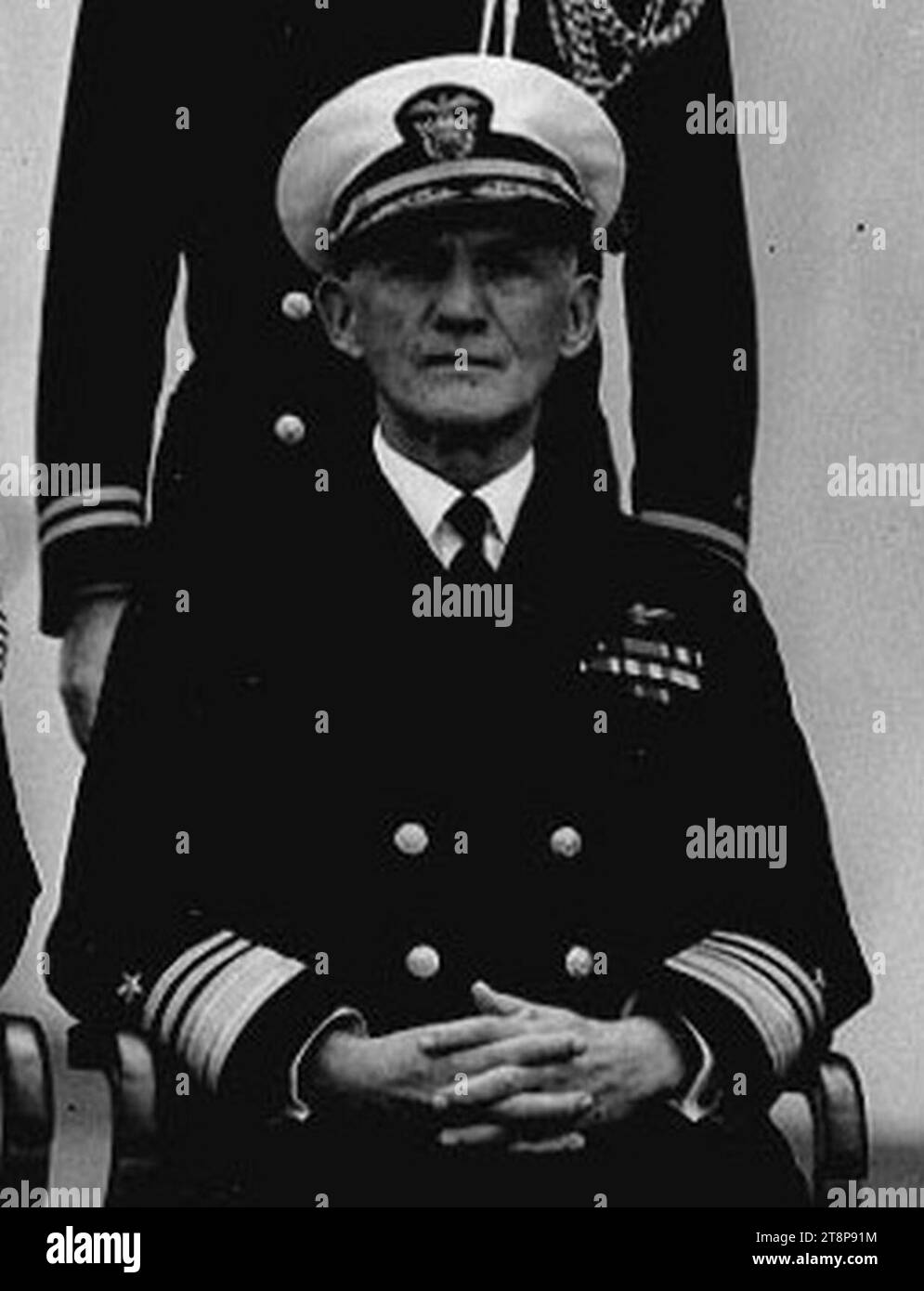 Vice Admiral Charles A. Blakely, USN (cropped Stock Photo - Alamy