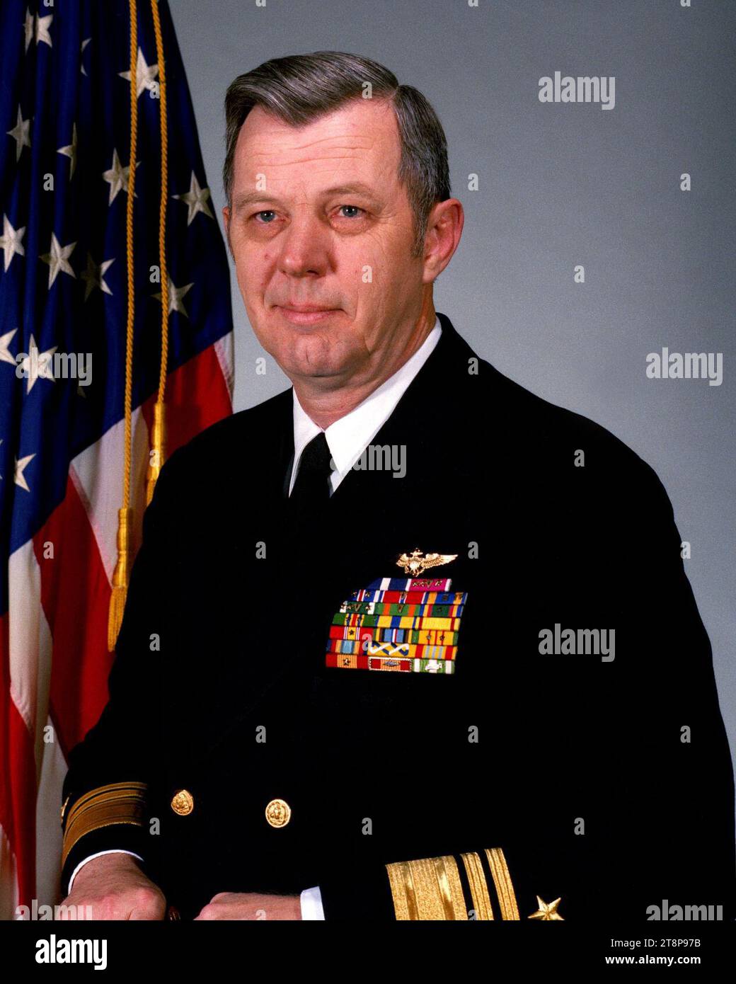 Vice Admiral James B. Busey IV, USN (uncovered Stock Photo - Alamy