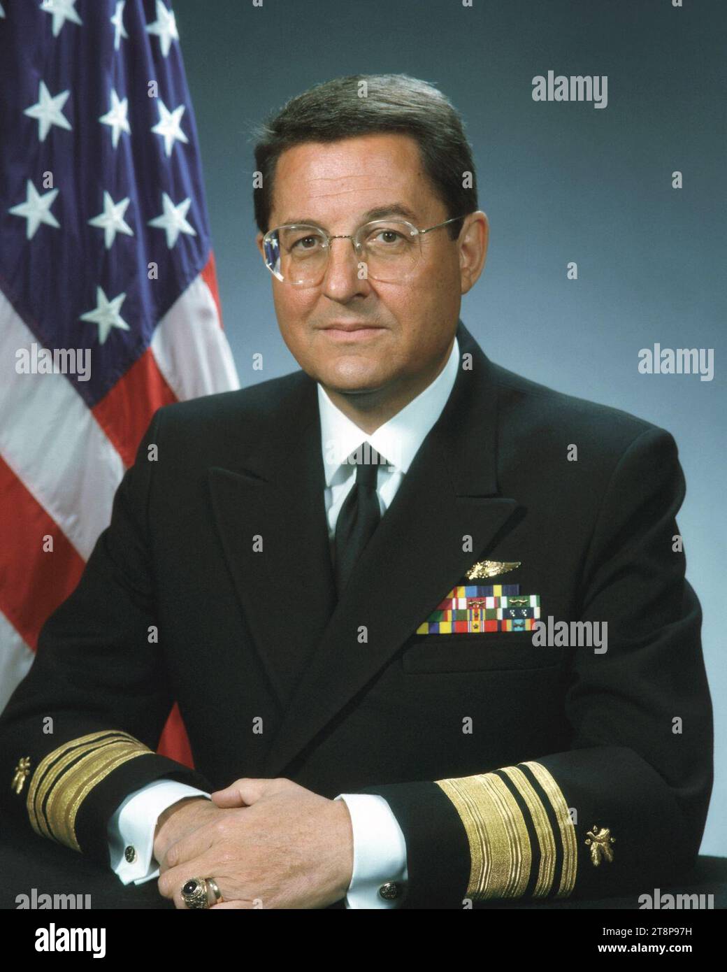 Vice Admiral Edward M. Straw, USN (uncovered 1 Stock Photo - Alamy