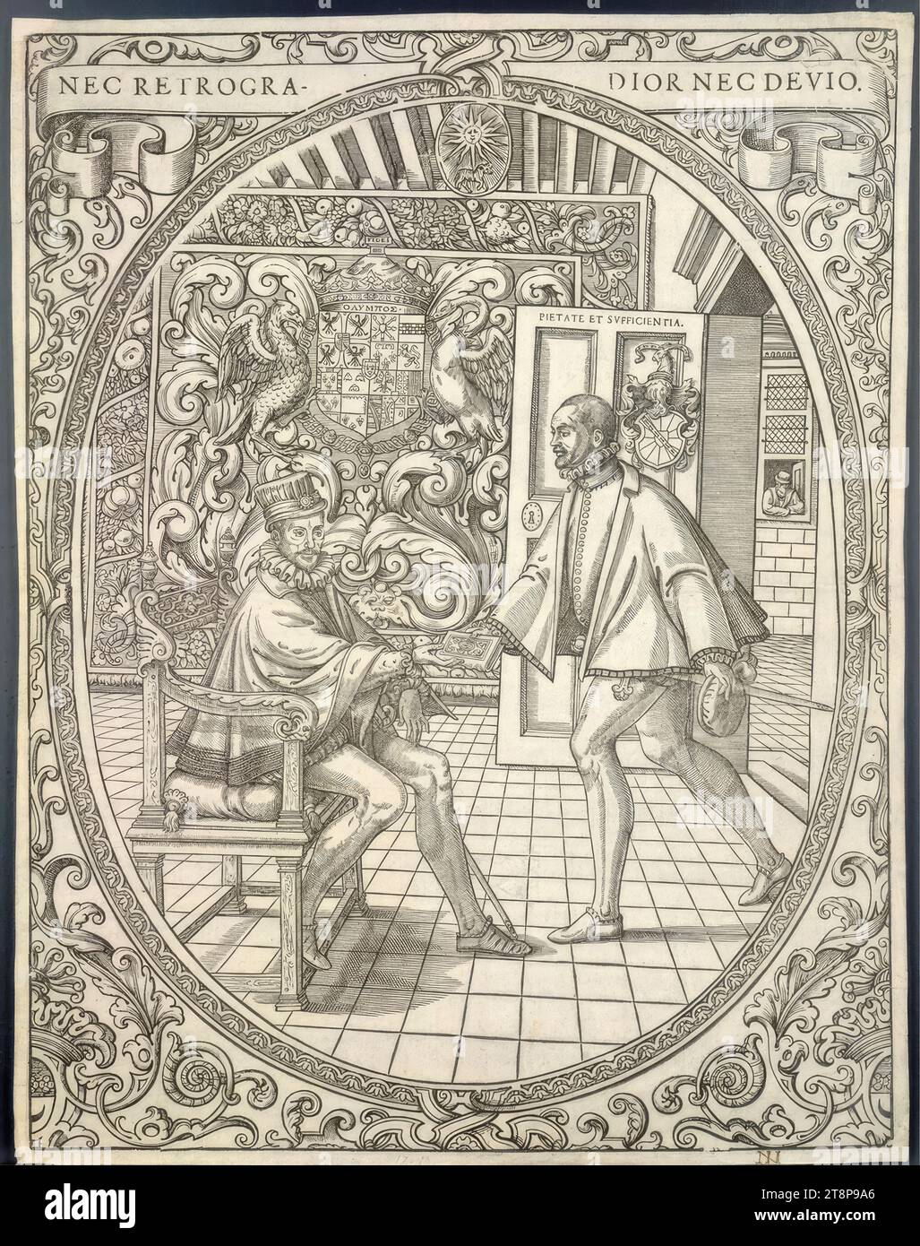 Christophe de Savigny presents Ludovico Gonzaga with his work 'Les ...