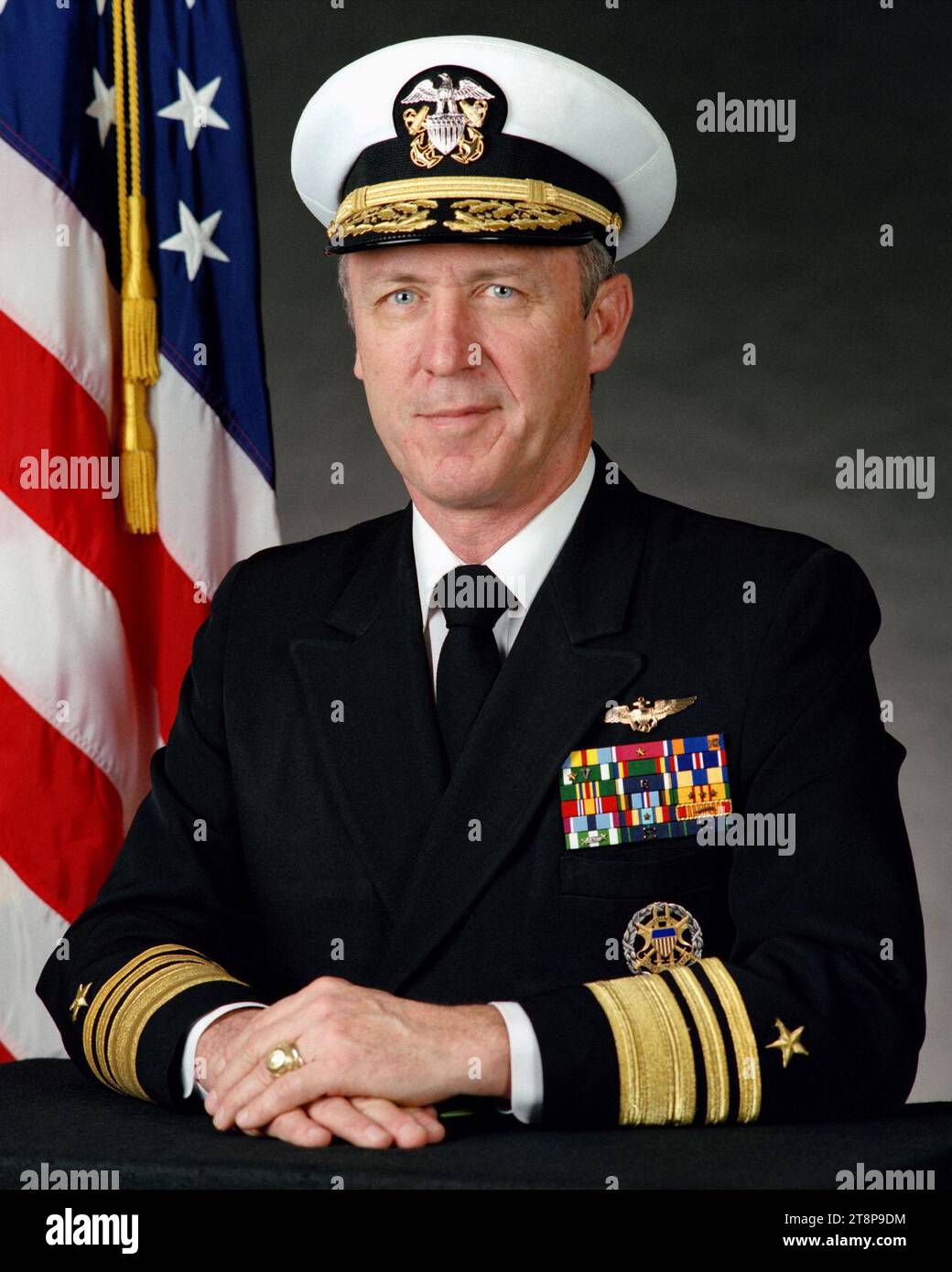 Vice Admiral Robert J. Kelly, USN (covered Stock Photo - Alamy