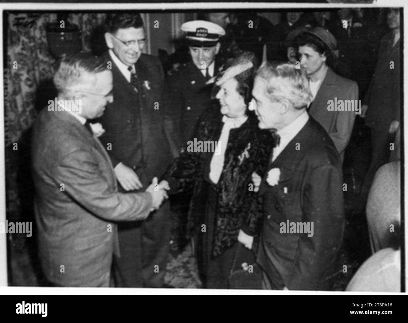 Vice President Harry S. Truman in Chicago 64-1876 Stock Photo - Alamy