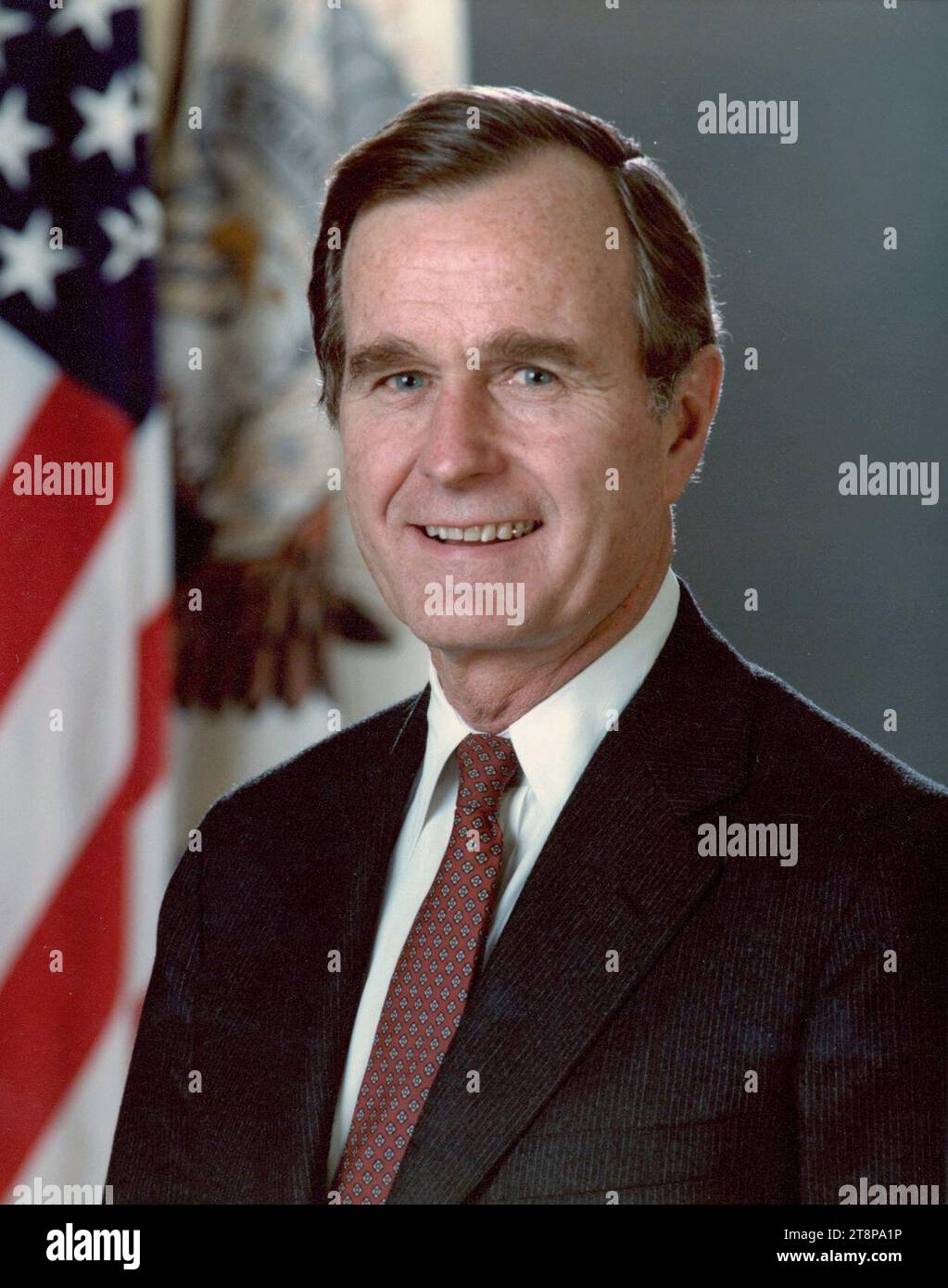 George h w bush portrait hi-res stock photography and images - Alamy