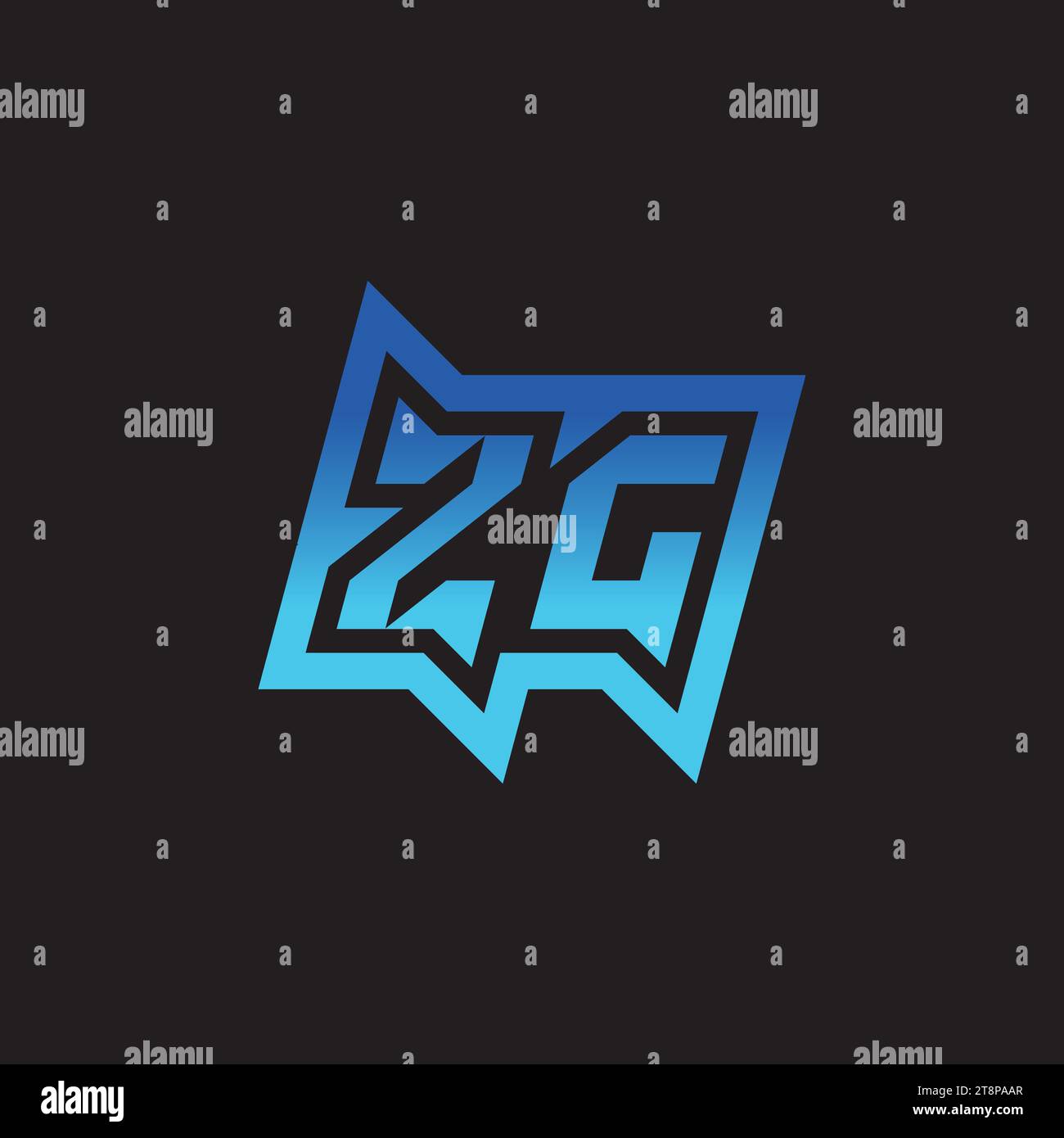 Zg gaming logo hi-res stock photography and images - Alamy