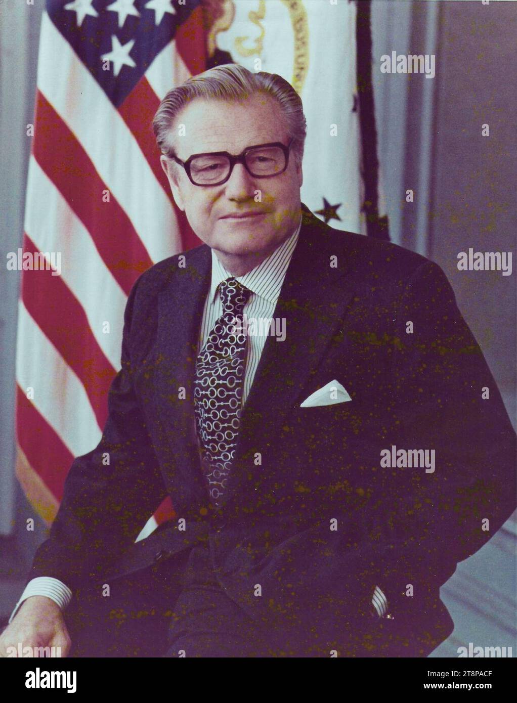 Vice President Nelson Rockefeller official portrait Stock Photo - Alamy