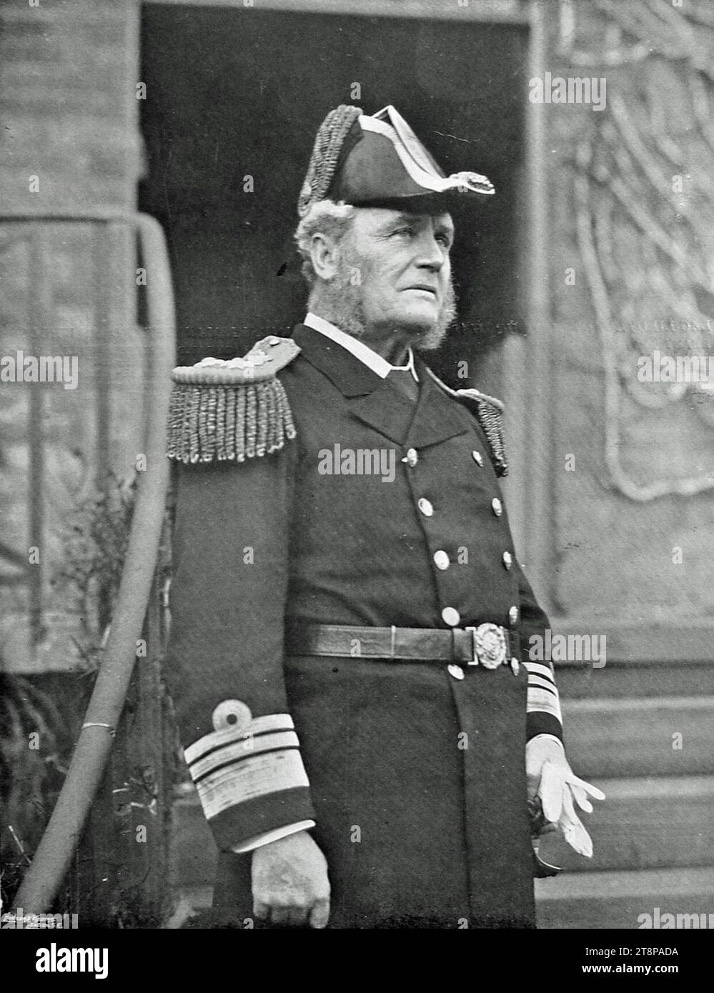 Vice-Admiral Richard Wells, Commander-in-Chief at the Nore Stock Photo ...