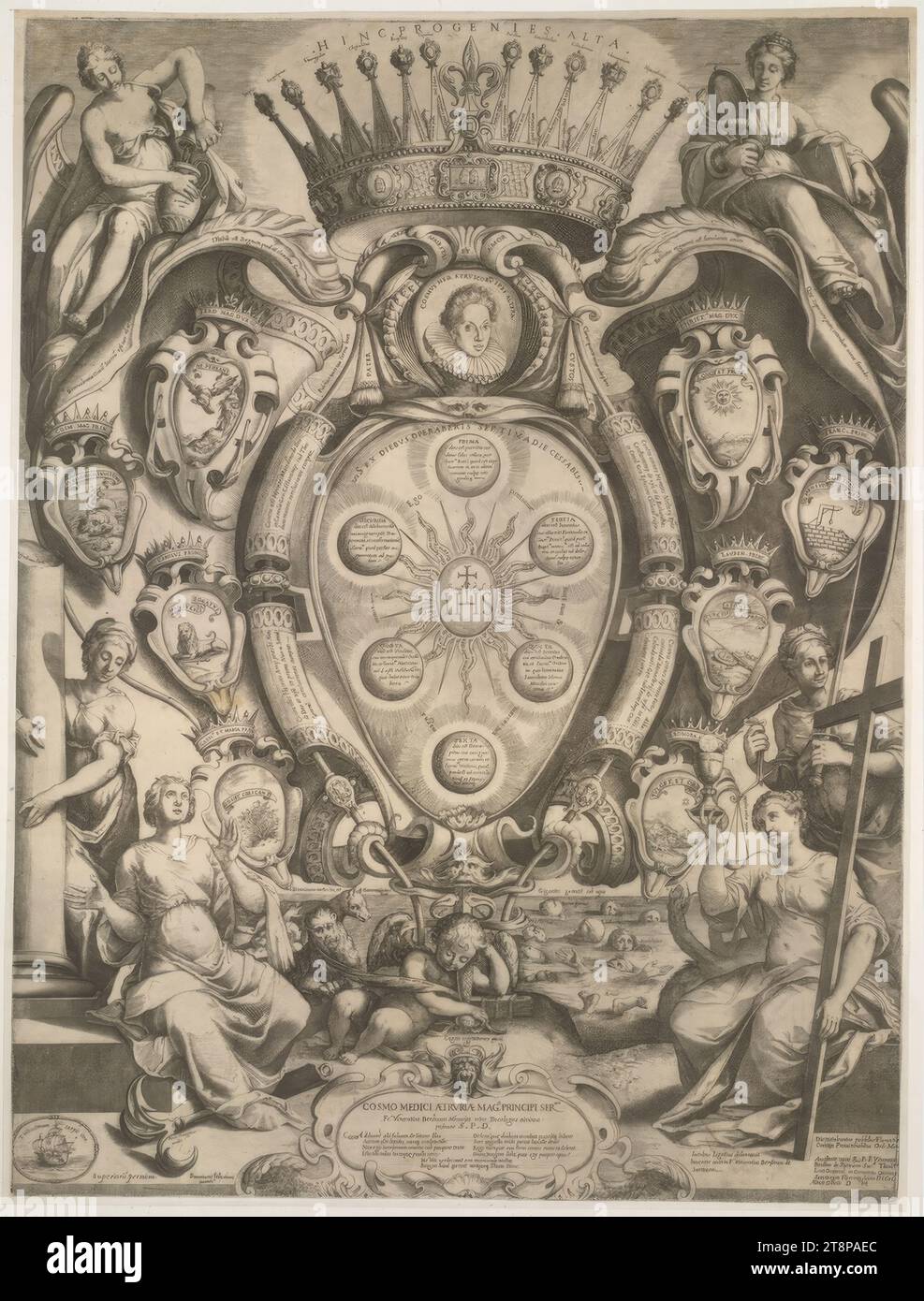 Allegorie auf die Genealogie Herzog Cosimo I. de' Medicis, 1606 ...