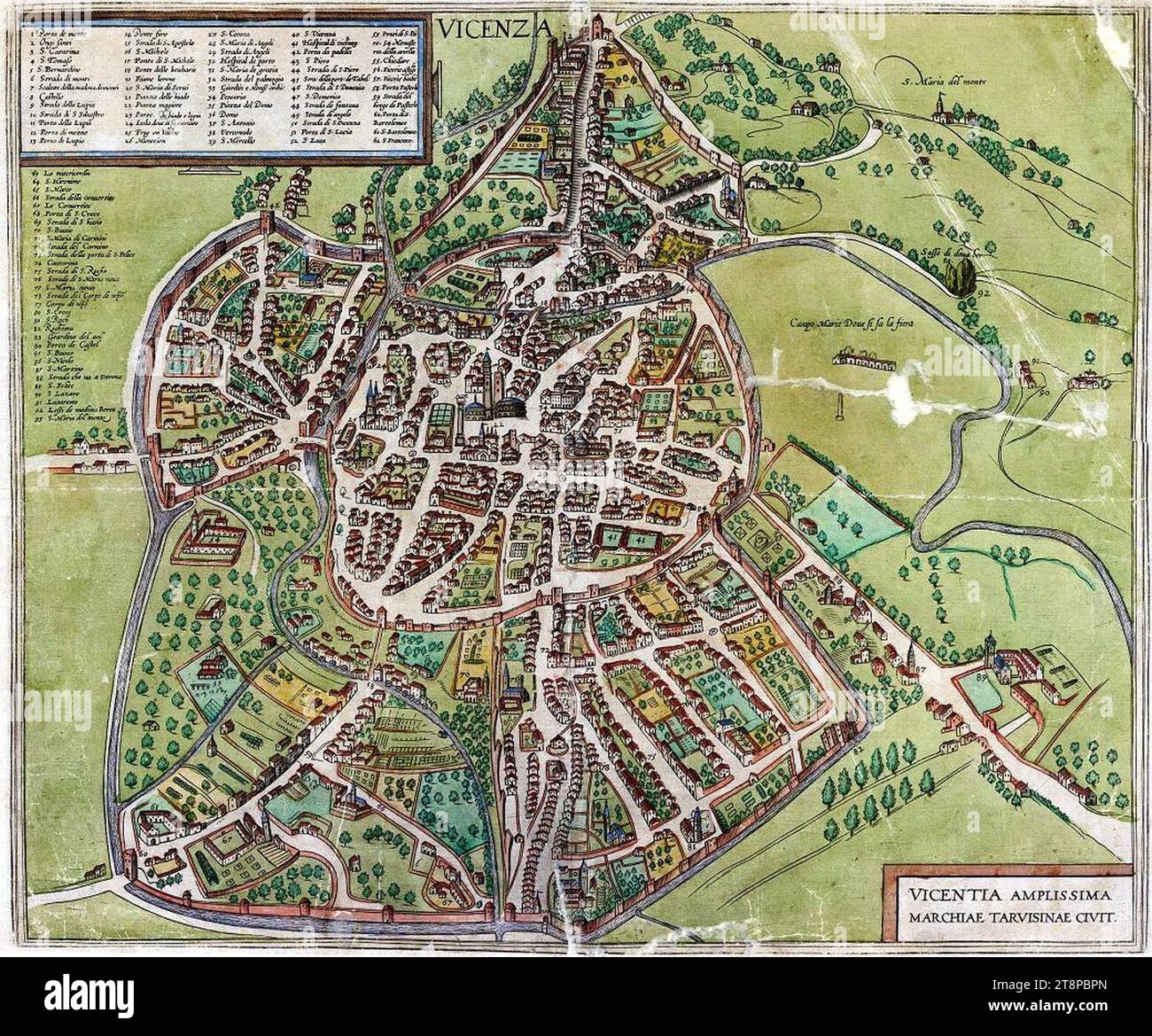 Crespadoro Vicenza Italia Mapa Comune Di Crespadoro