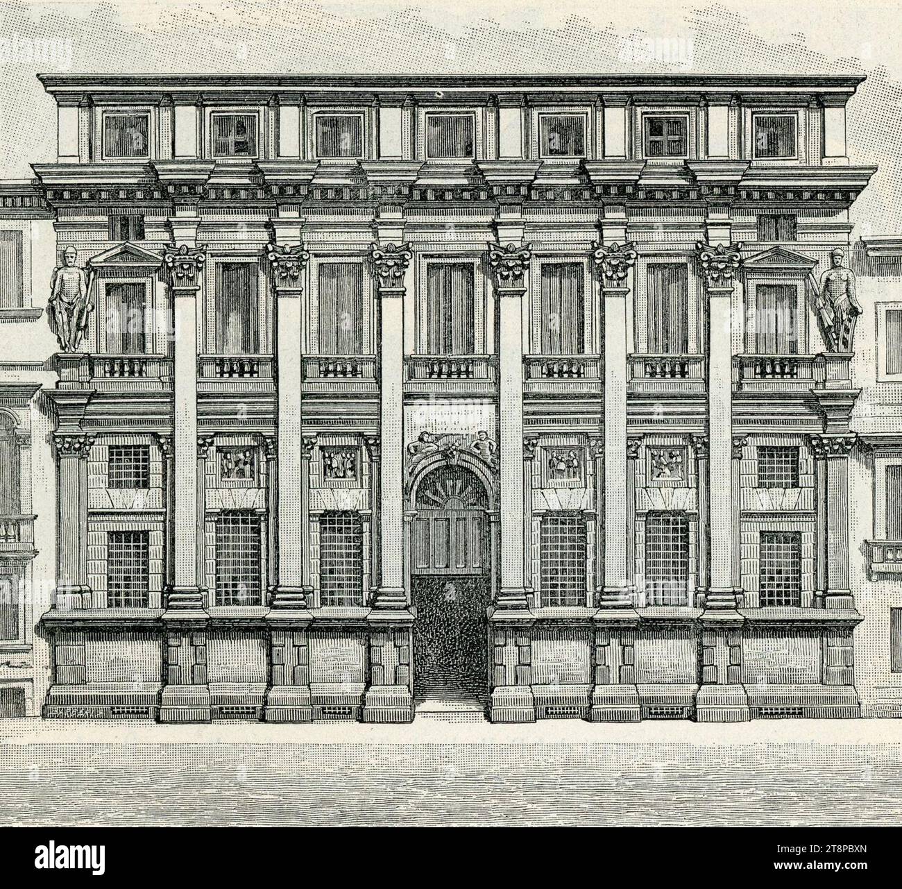 Vicenza palazzo Valmarana Stock Photo - Alamy