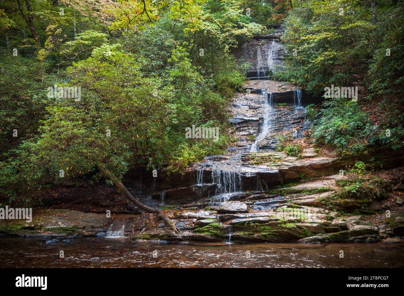 Tom Branch Falls at The Great Smoky Mountains National Park in North ...