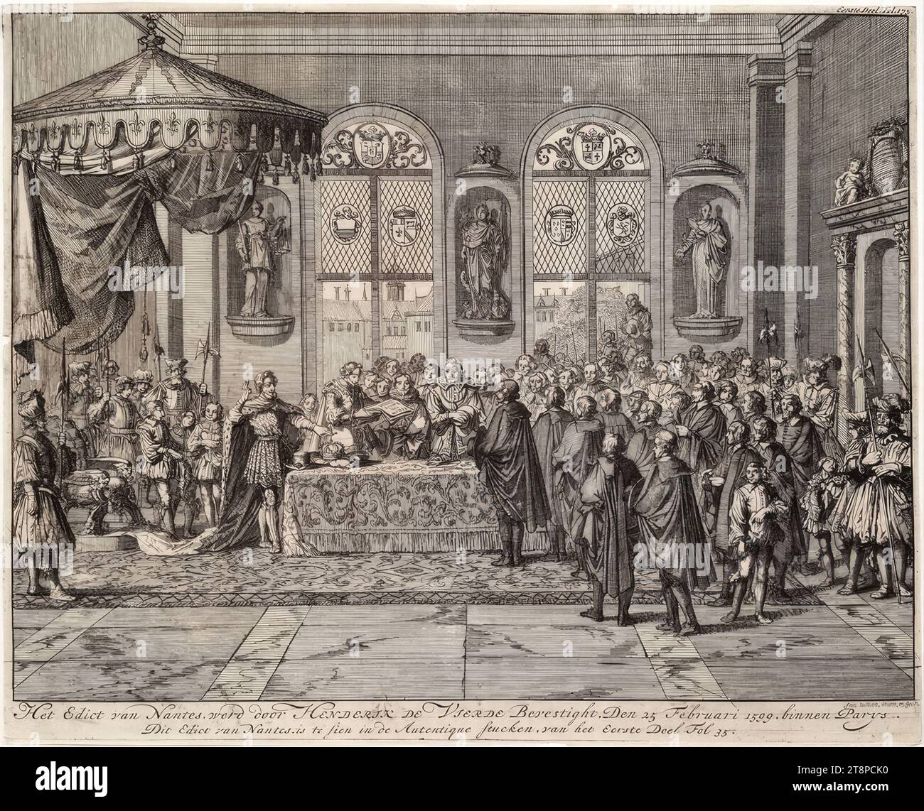 Confirmation of the Edict of Nantes by Henry IV King of France on ...
