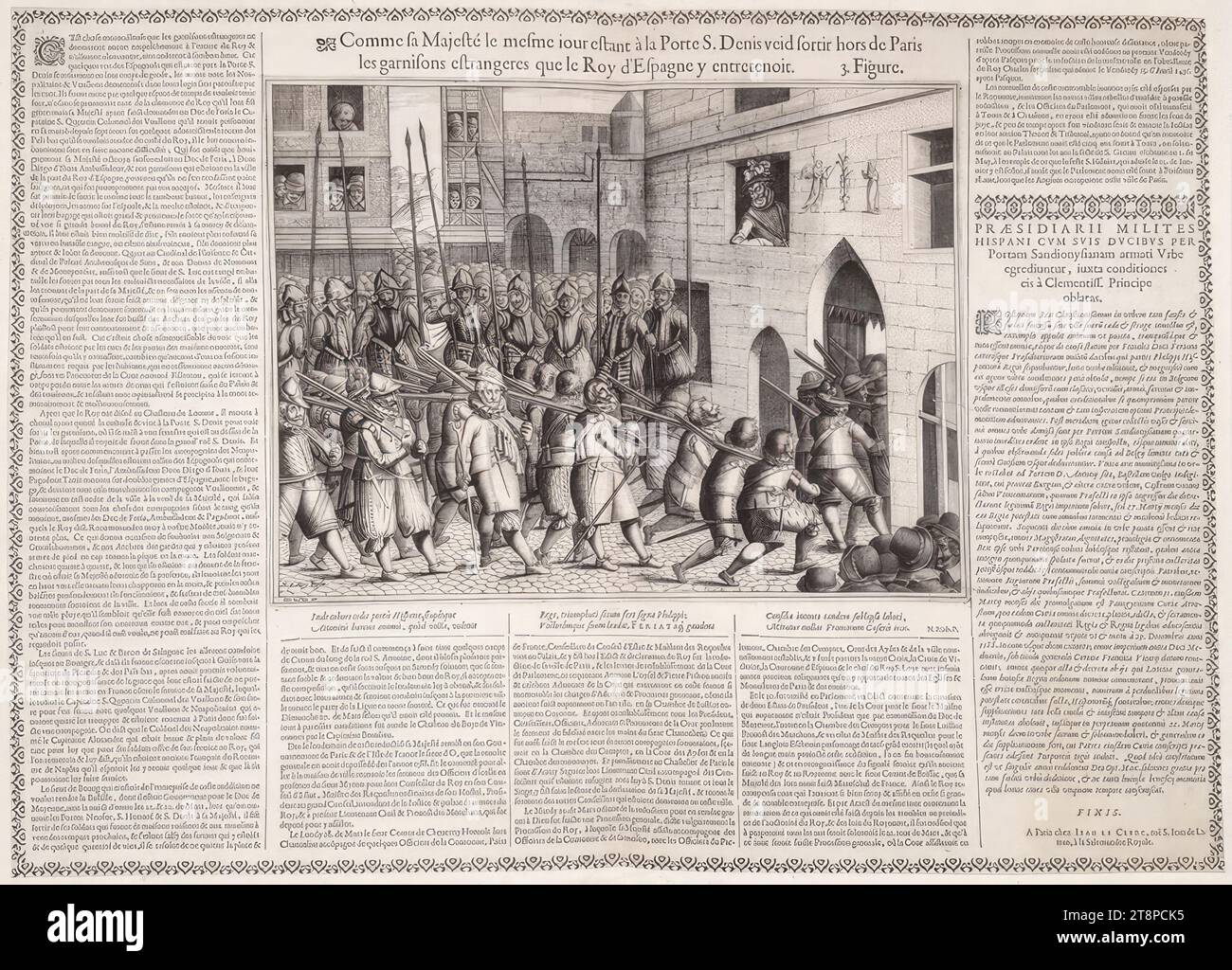 On March 22, 1594, King Henry IV of France observes the Spanish troops ...