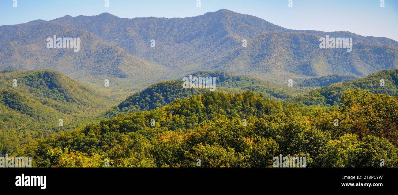 Scenic Overlook at the Great Smoky Mountains National Park in North ...