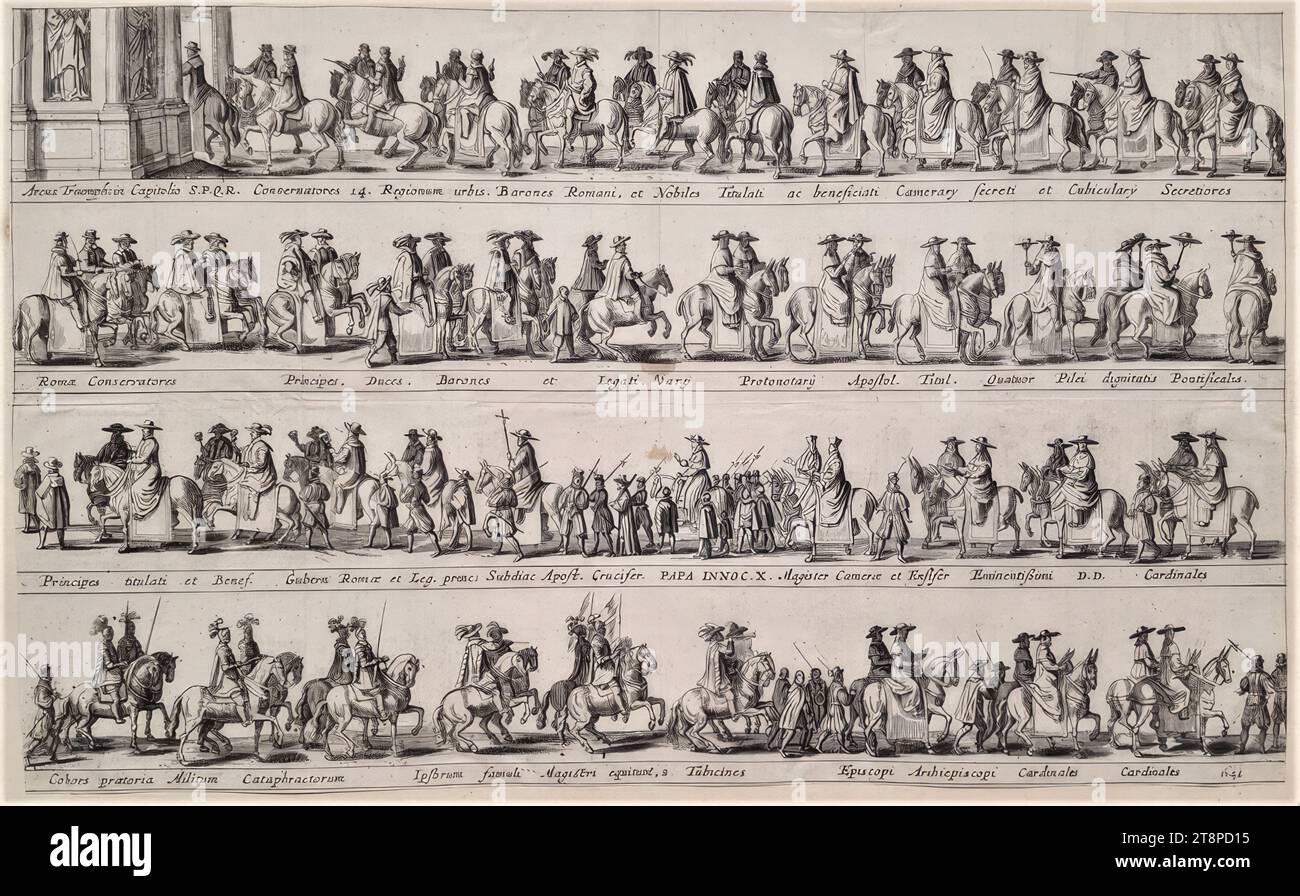 Procession for the taking possession ('possesso') of San Giovanni in ...