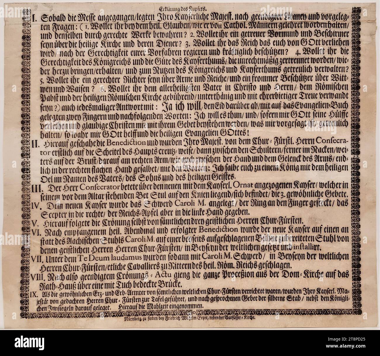 Caption to the text: 'Illustration of the Magnificent Coronation ...