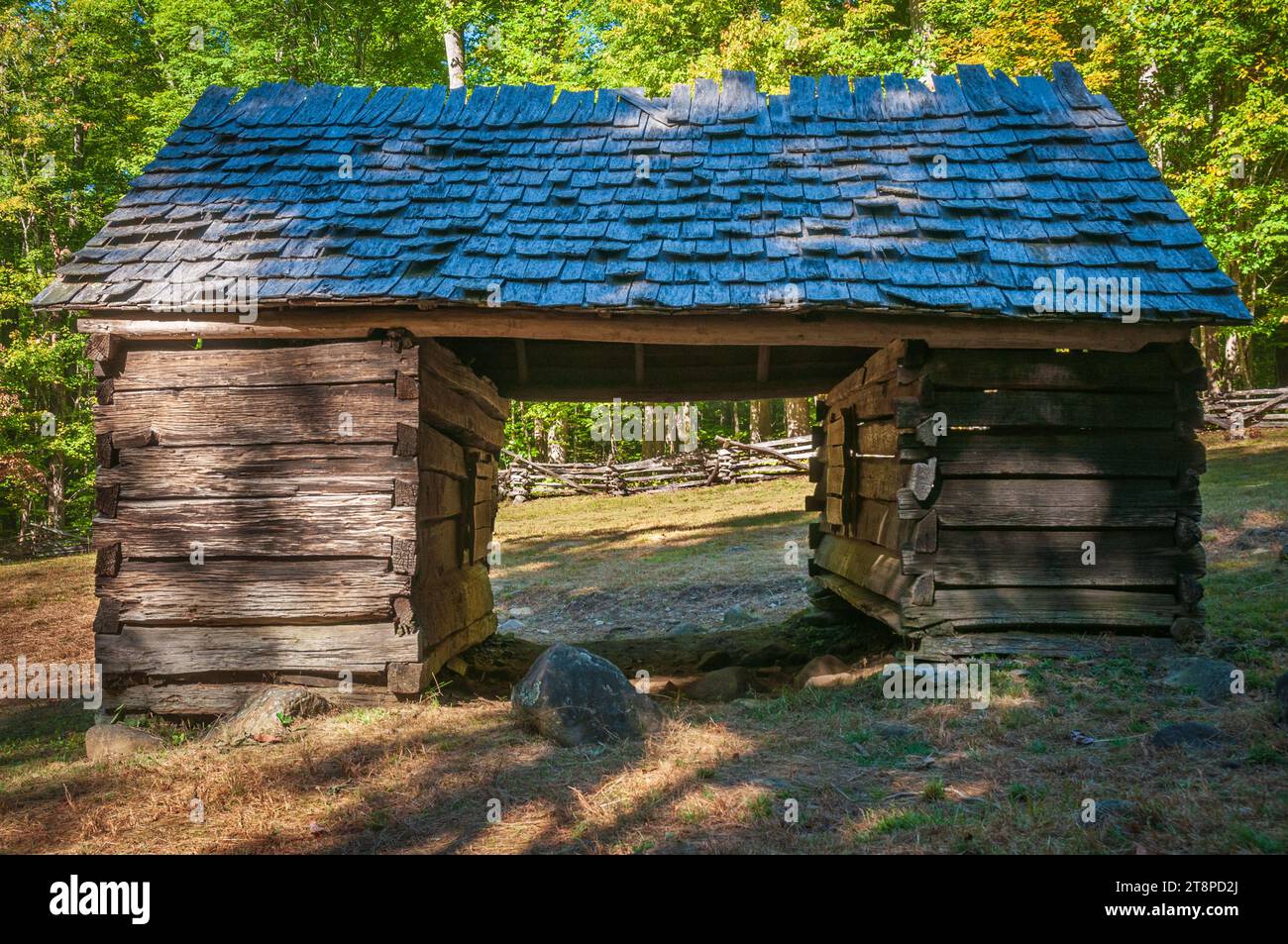 The The Bud Noah Ogle Cabin and Homestead in the Great Smoky Mountains National Park in North ...