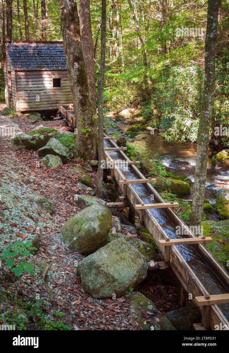 Homestead and Mill at Great Smoky Mountains National Park in North ...
