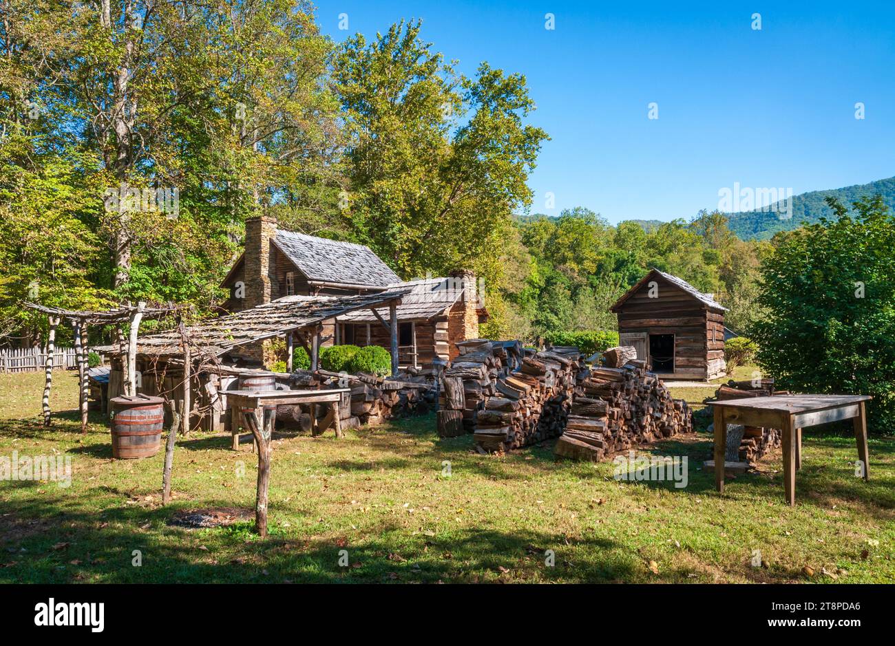 Mountain Farm Museum and Mingus Mill at Great Smoky Mountains National ...