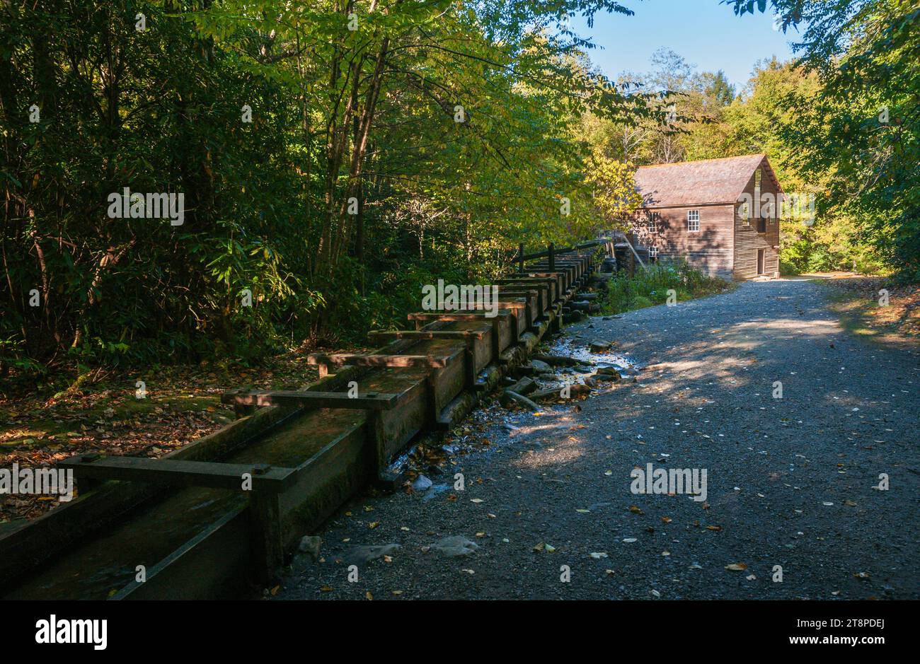 Mountain Farm Museum and Mingus Mill at Great Smoky Mountains National ...