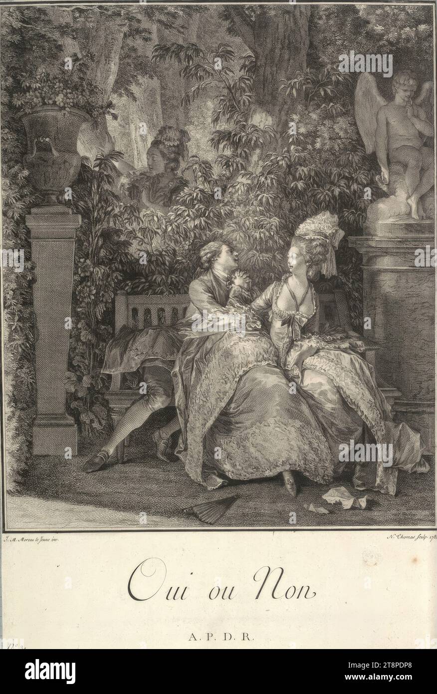 Yes or No, 'Suite of prints to serve in the history of French customs ...