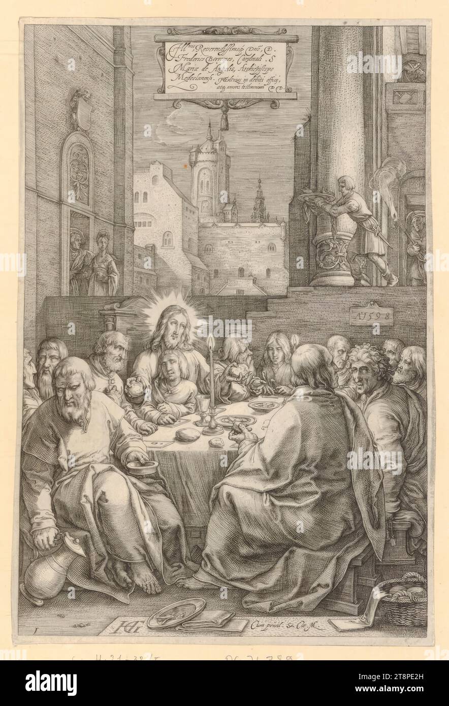 The Last Supper, Passion of the Christ, Hendrick Goltzius, 1598 ...