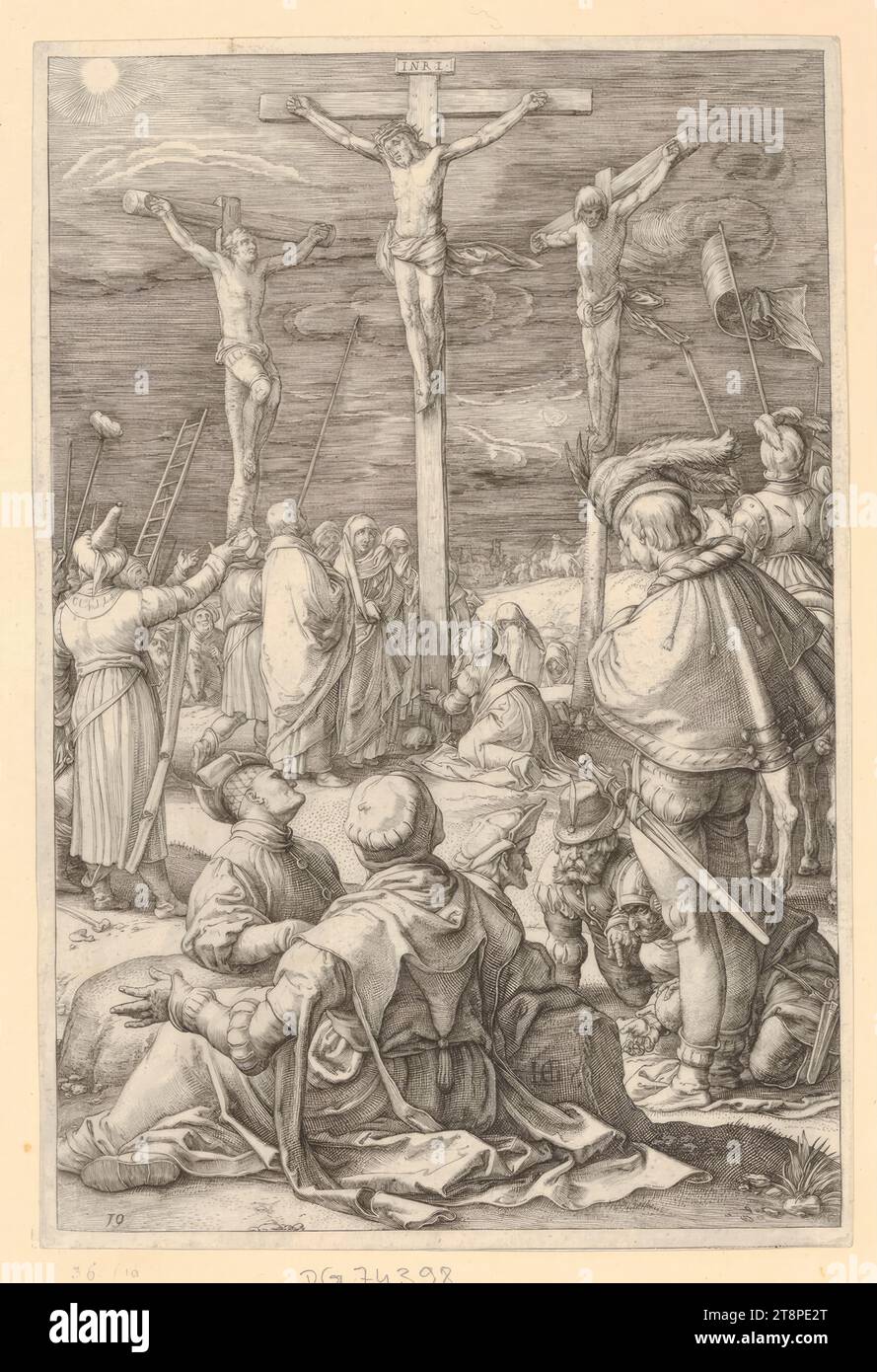 The Crucifixion, Passion of Christ, Hendrick Goltzius, 1596-1599 ...