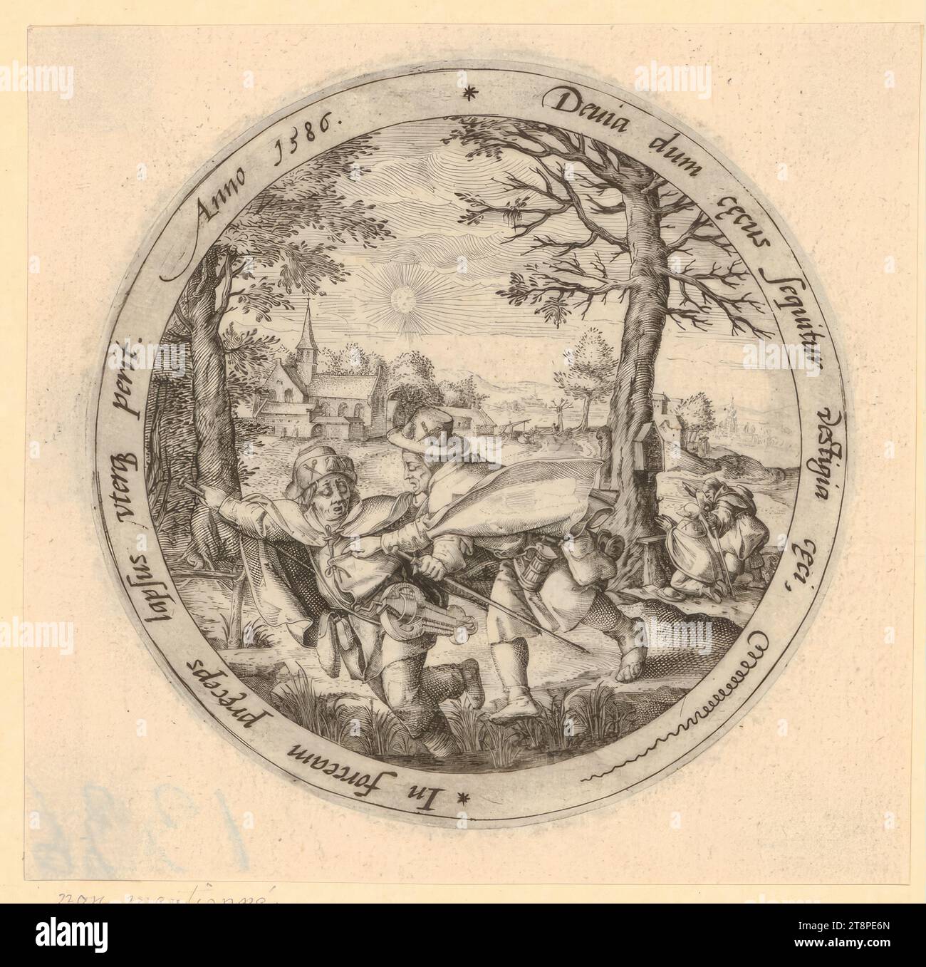 The Parable of the Two Blind Men, Hendrick Goltzius (Bracht bei Venlo ...
