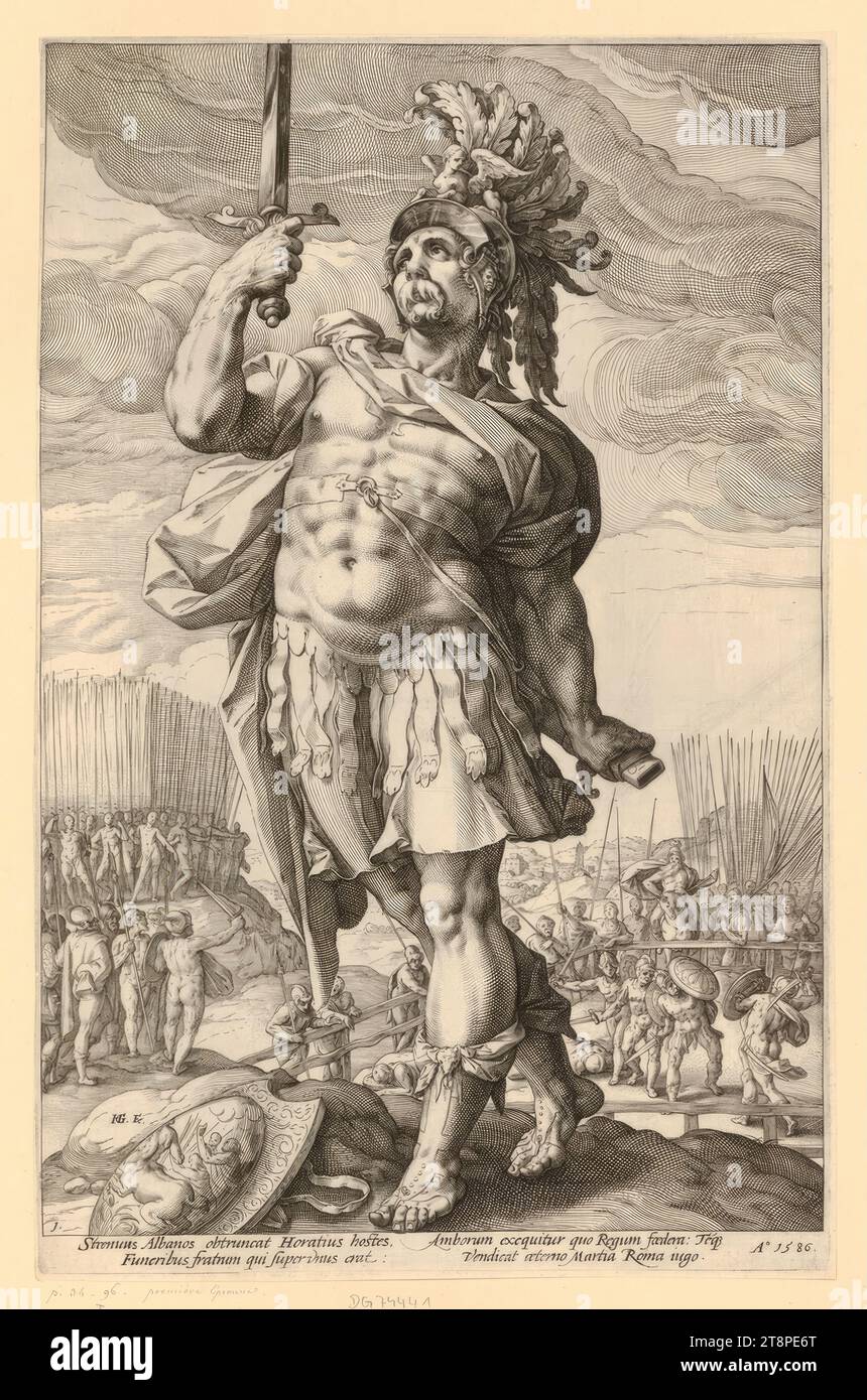 Publius Horatius, The Roman Heroes, Hendrick Goltzius, 1586 ...