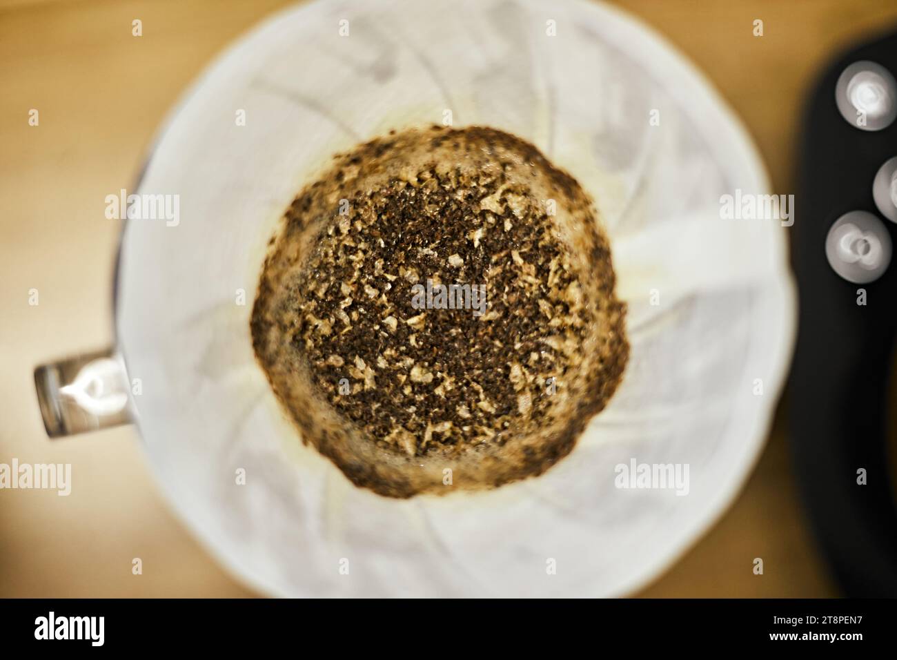Alternative coffee brewing method, using pour over dripper and paper ...