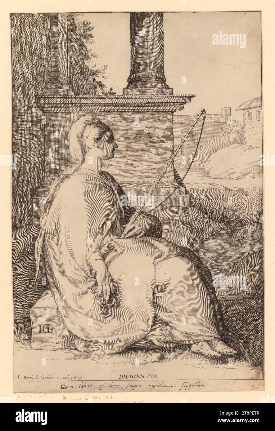 Diligentia, Three Virtues, Hendrick Goltzius, 1615, printmaking ...