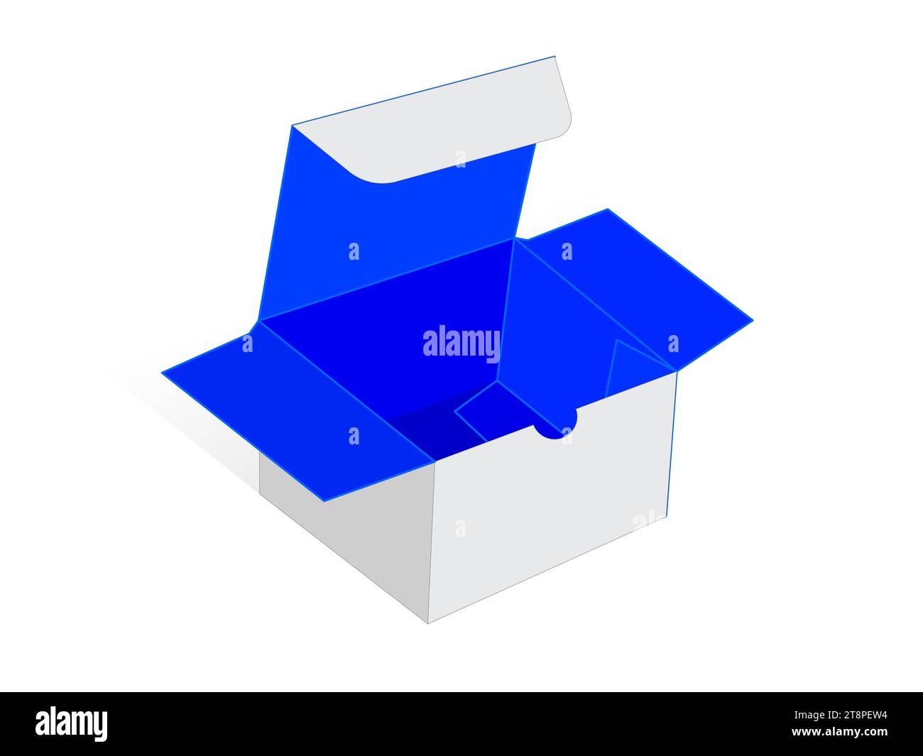 Instructor tuck end Box Die line Template Editable Vector File Stock ...