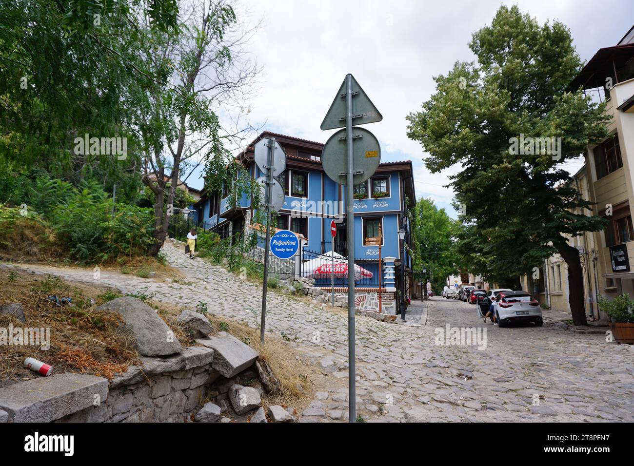 Plovdiv, located on the shores of the Maritsa river in the historic ...