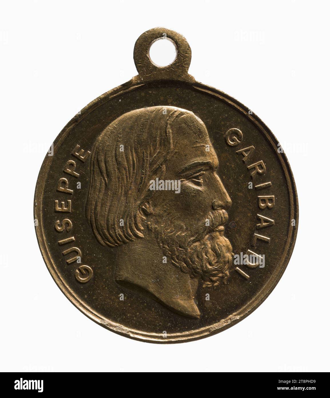 Guiseppe Garibaldi and the country in danger, 19th century, Numismatic ...