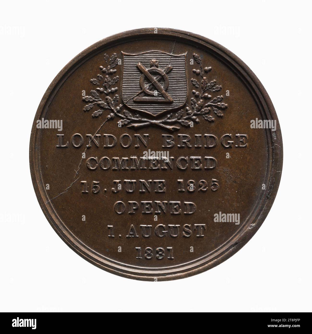 Inauguration of the London Bridge, August 1, 1881, Array, Numismatic ...